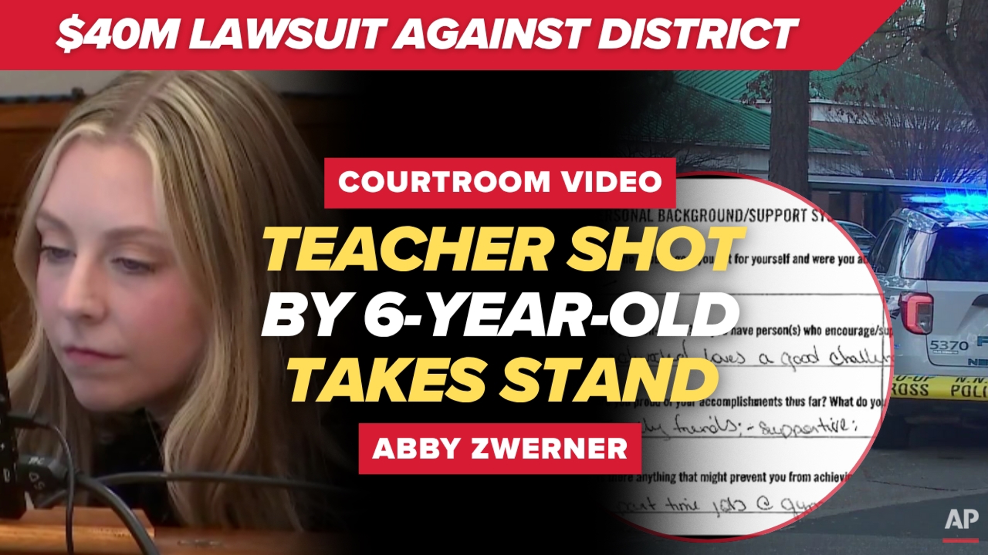 Jury awards $10 million to Abby Zwerner, the Newport News teacher shot ...