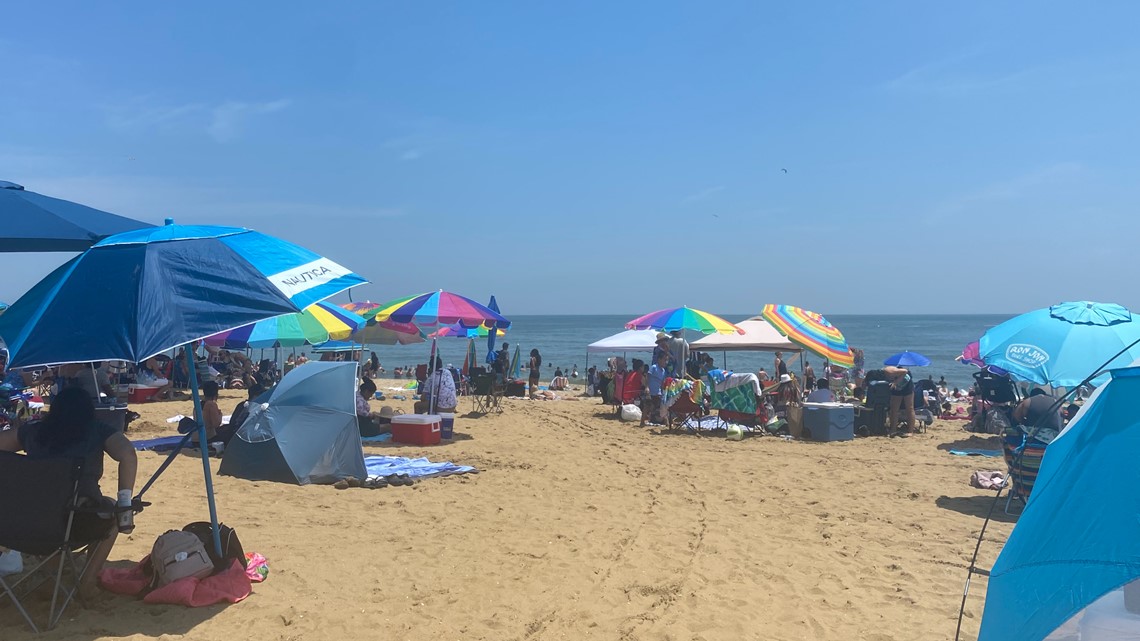 'It's great' | Crowds pack the Virginia Beach Oceanfront for ...