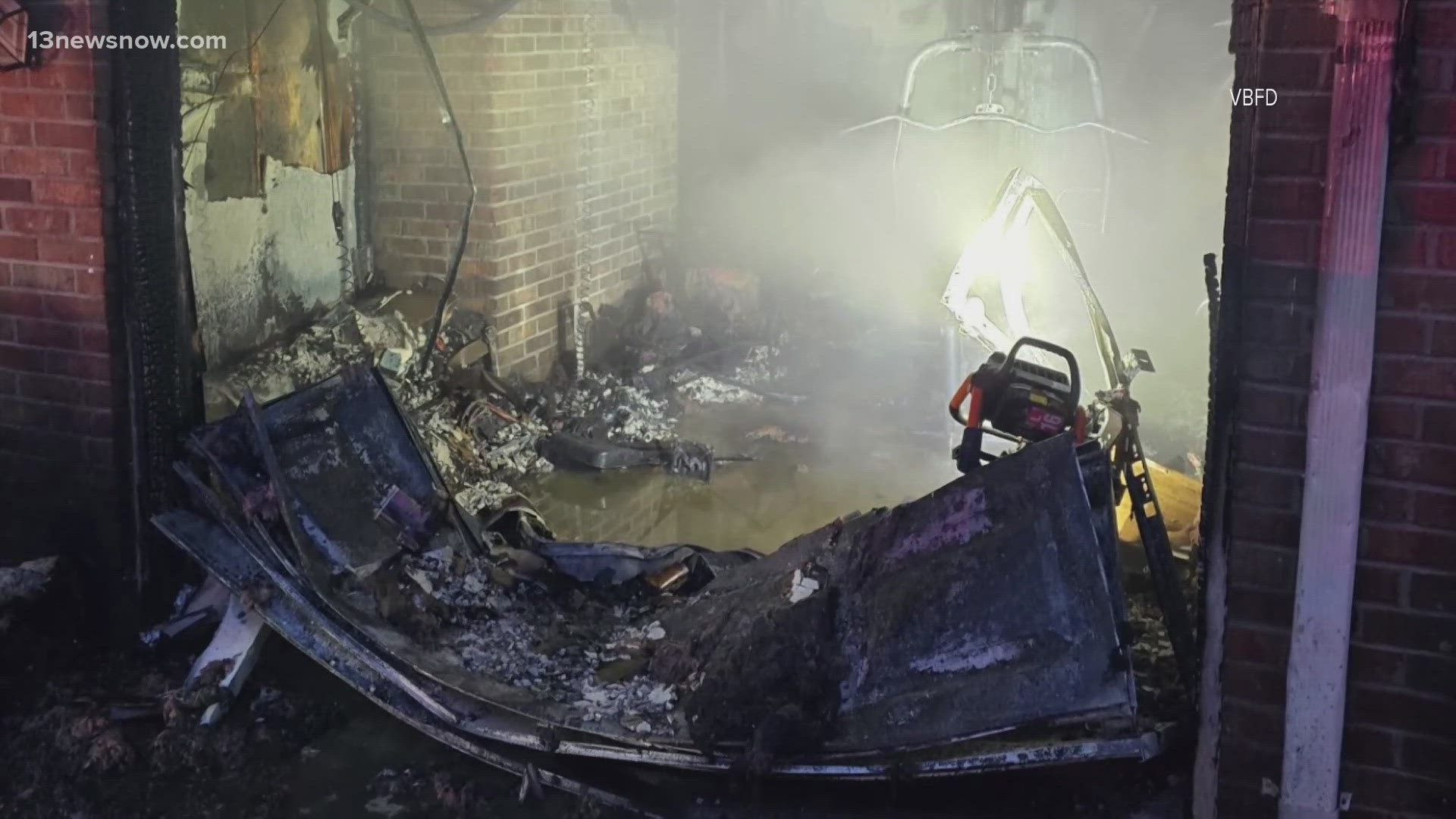 One person displaced after space heater house fire in Virginia Beach ...