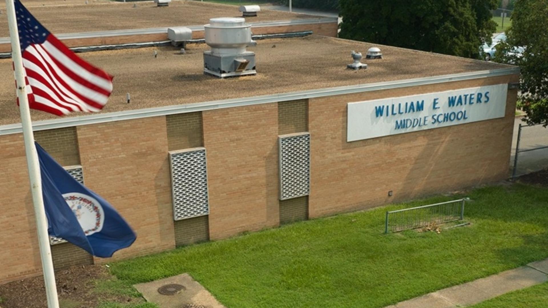 Police activity in the surrounding neighborhood put Waters Middle ...