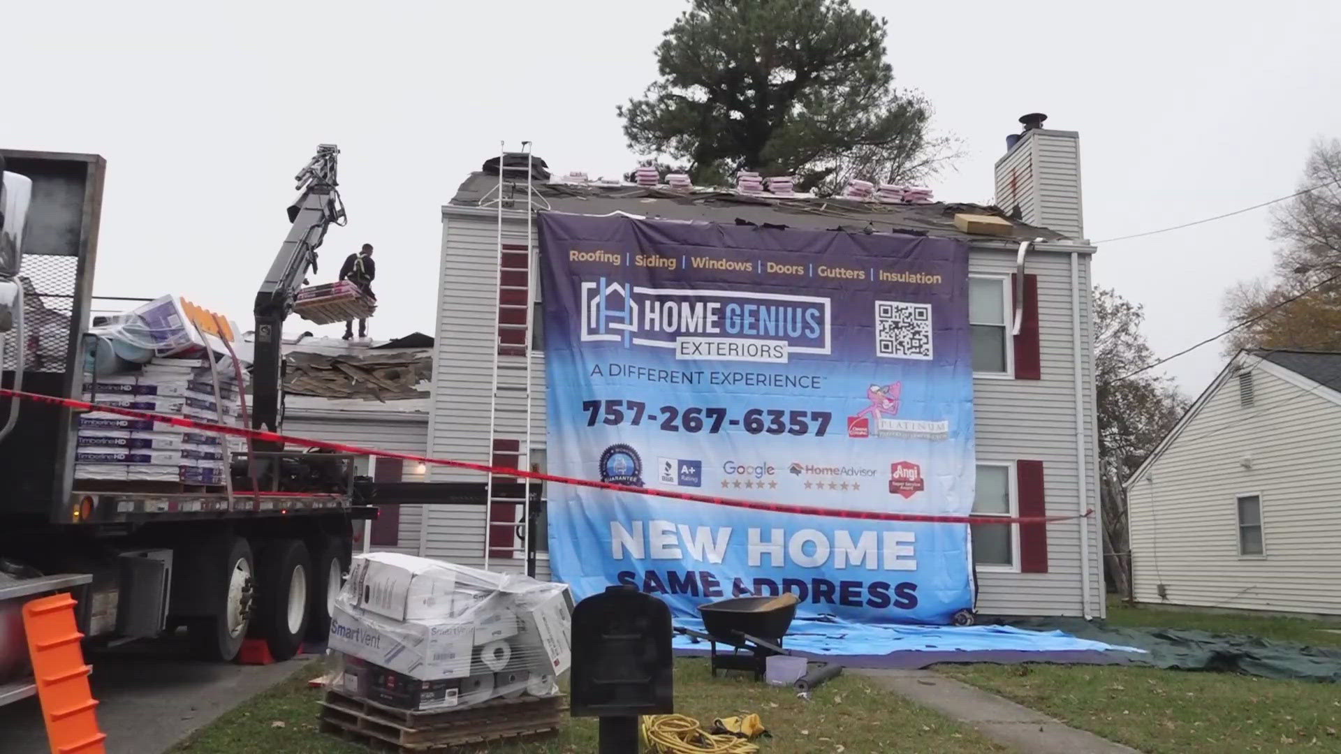 Hampton veteran receives new roof through military family program ...