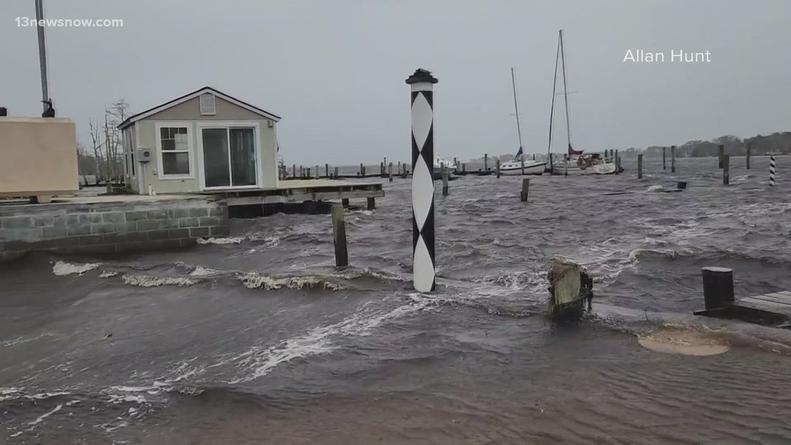 Flooding issues remain in Elizabeth City, NC day after storms ...