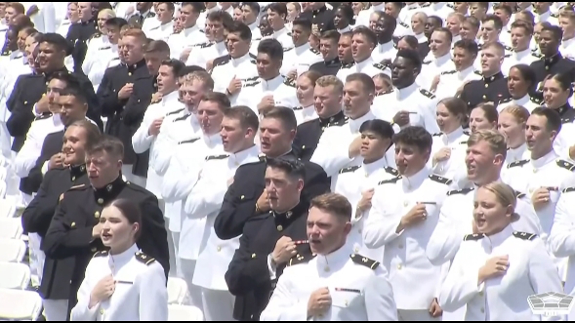 More than 1,000 Midshipmen graduate for U.S. Naval Academy, accept ...