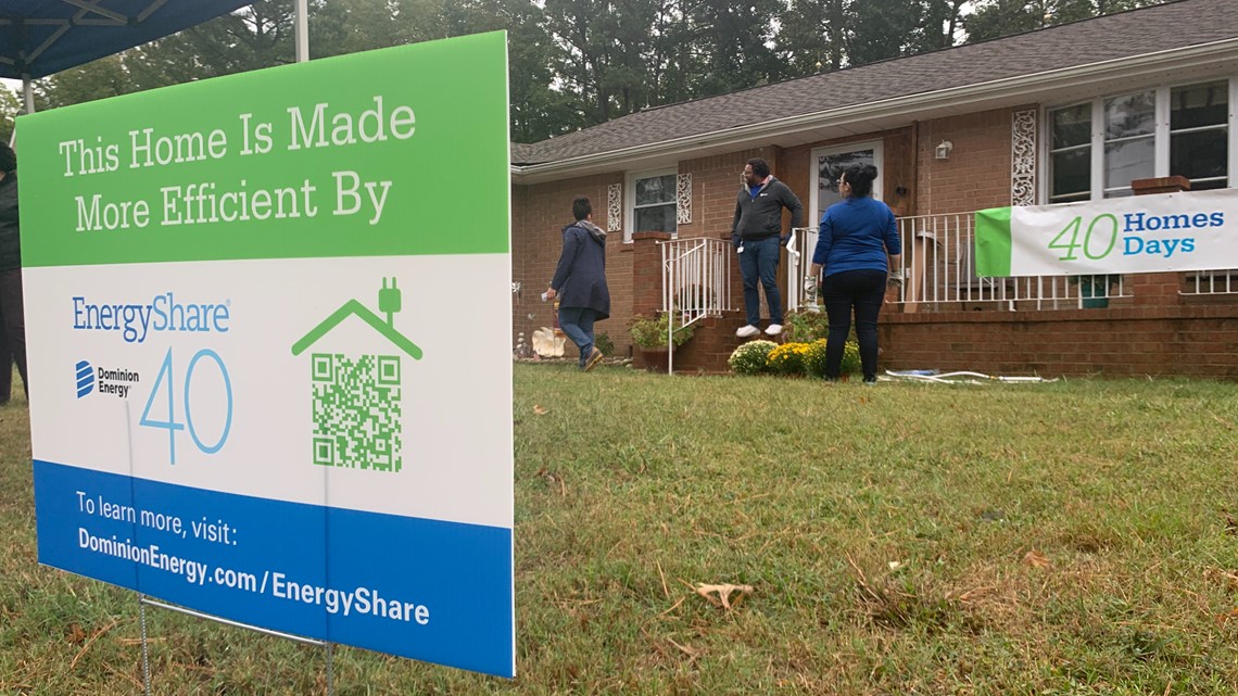 Veteran gets free home upgrade as part of Dominion's EnergyShare ...