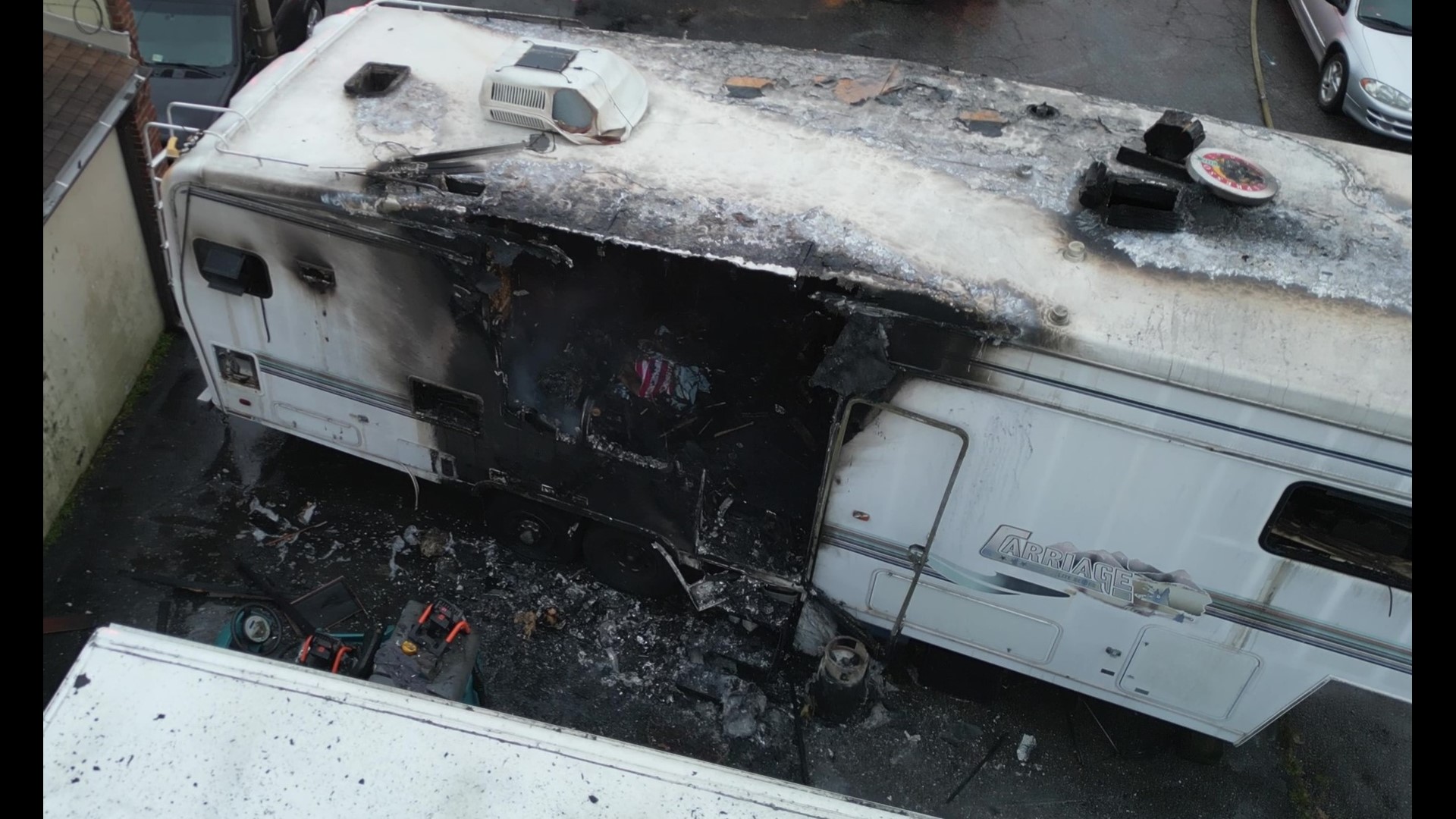 Camper destroyed in fire in Virginia Beach | 13newsnow.com