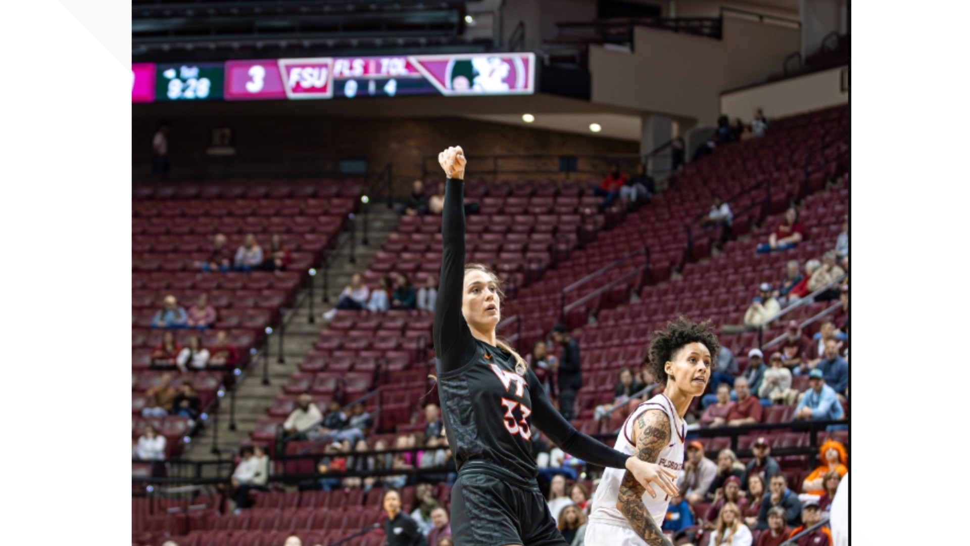 Elizabeth Kitley's 30 points not enough as No. 21 FSU upsets No. 11 VT ...