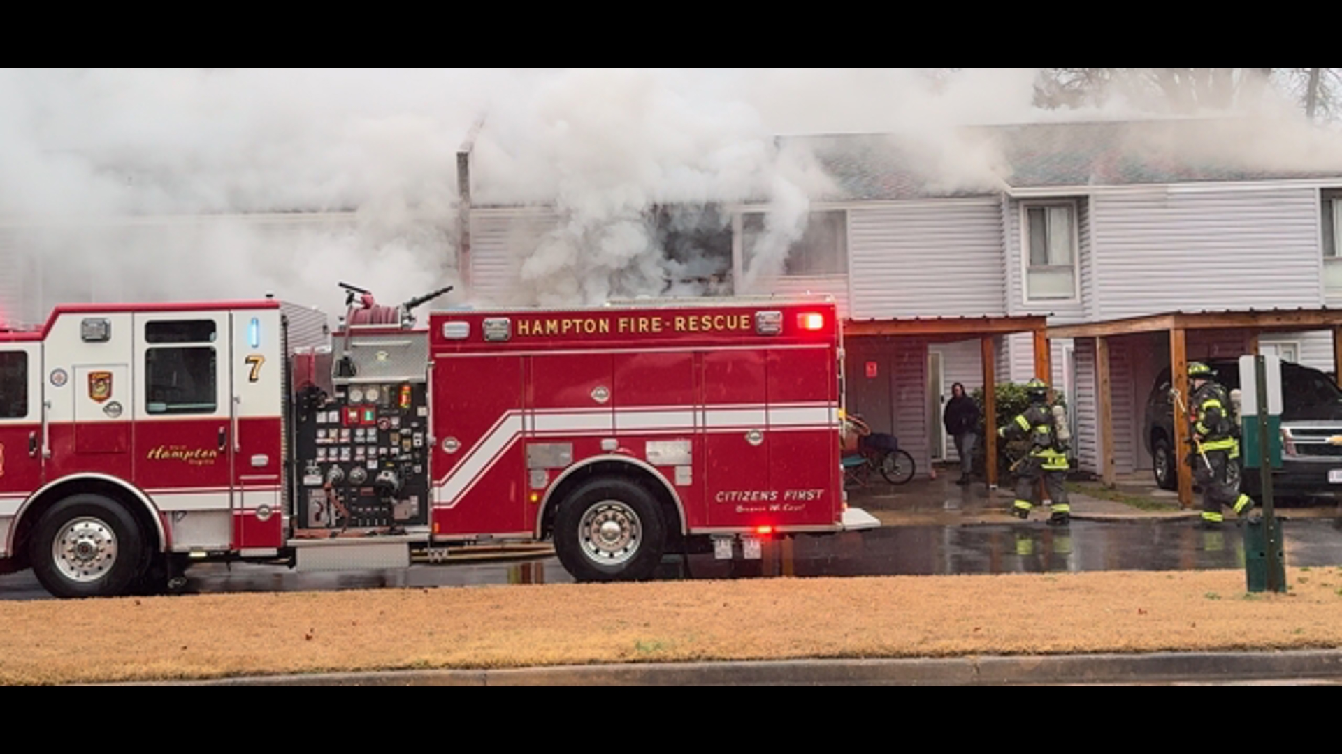 Man in critical condition after rescue from Hampton fire | 13newsnow.com