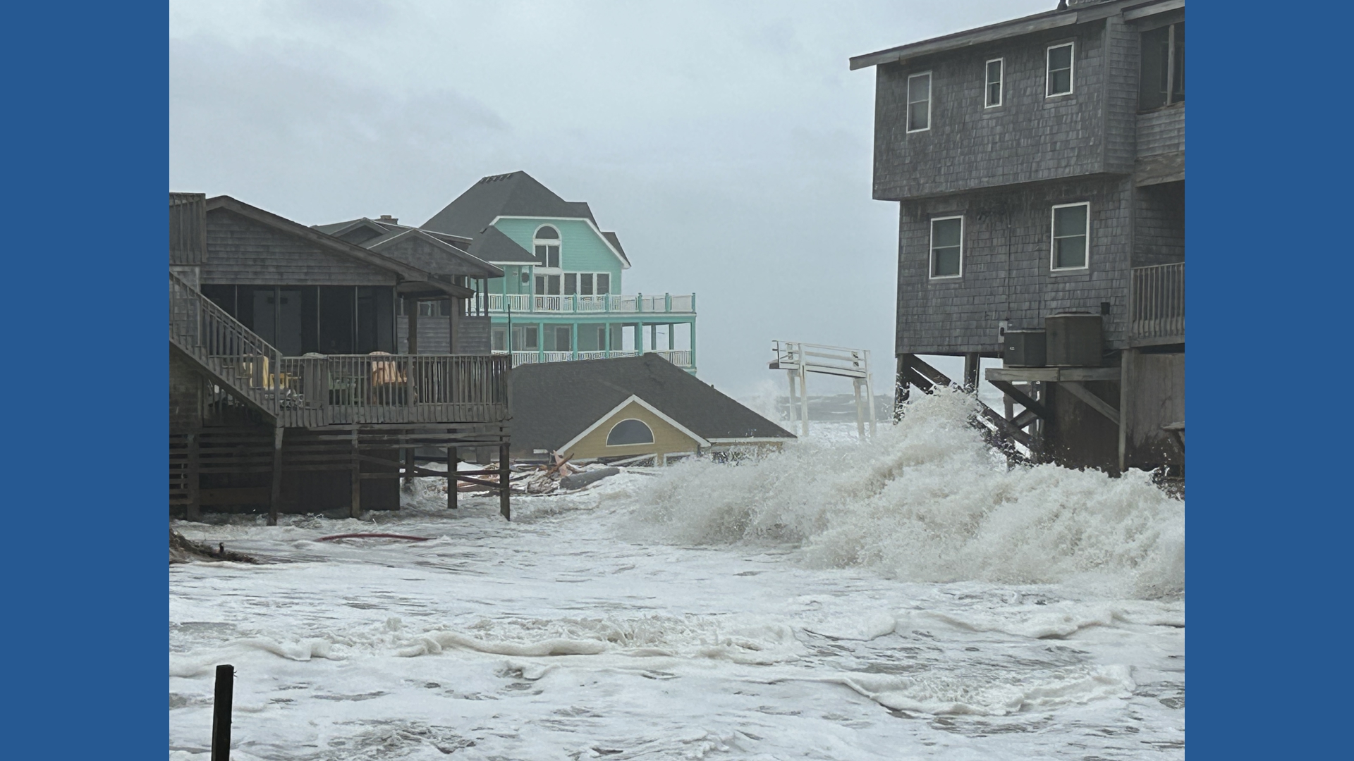 Sixth house collapses into ocean at Outer Banks overnight | 13newsnow.com