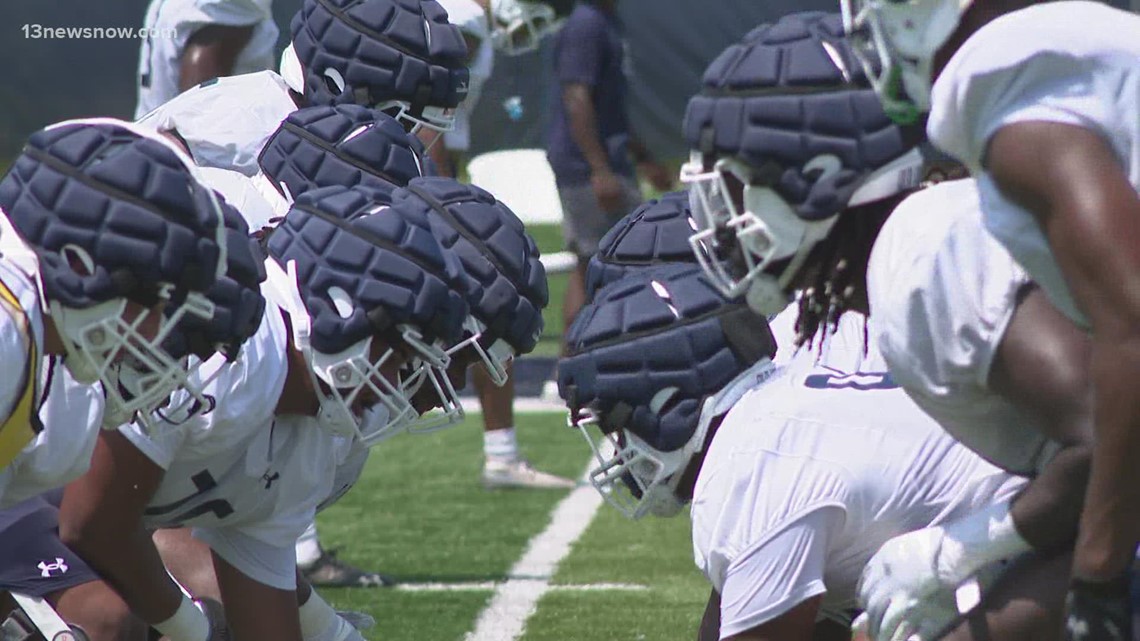 Day 1 of fall camp: Experienced ODU team building from the ground up ...