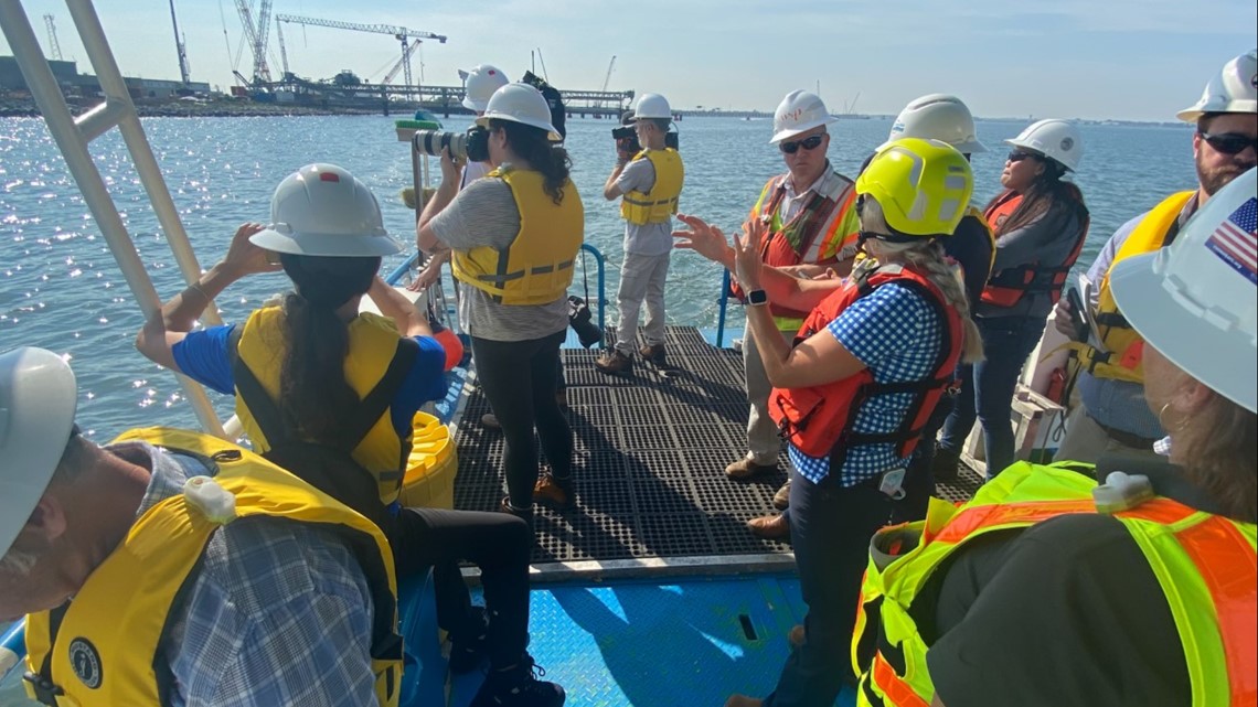 Crews make progress on HRBT Expansion Project | 13newsnow.com