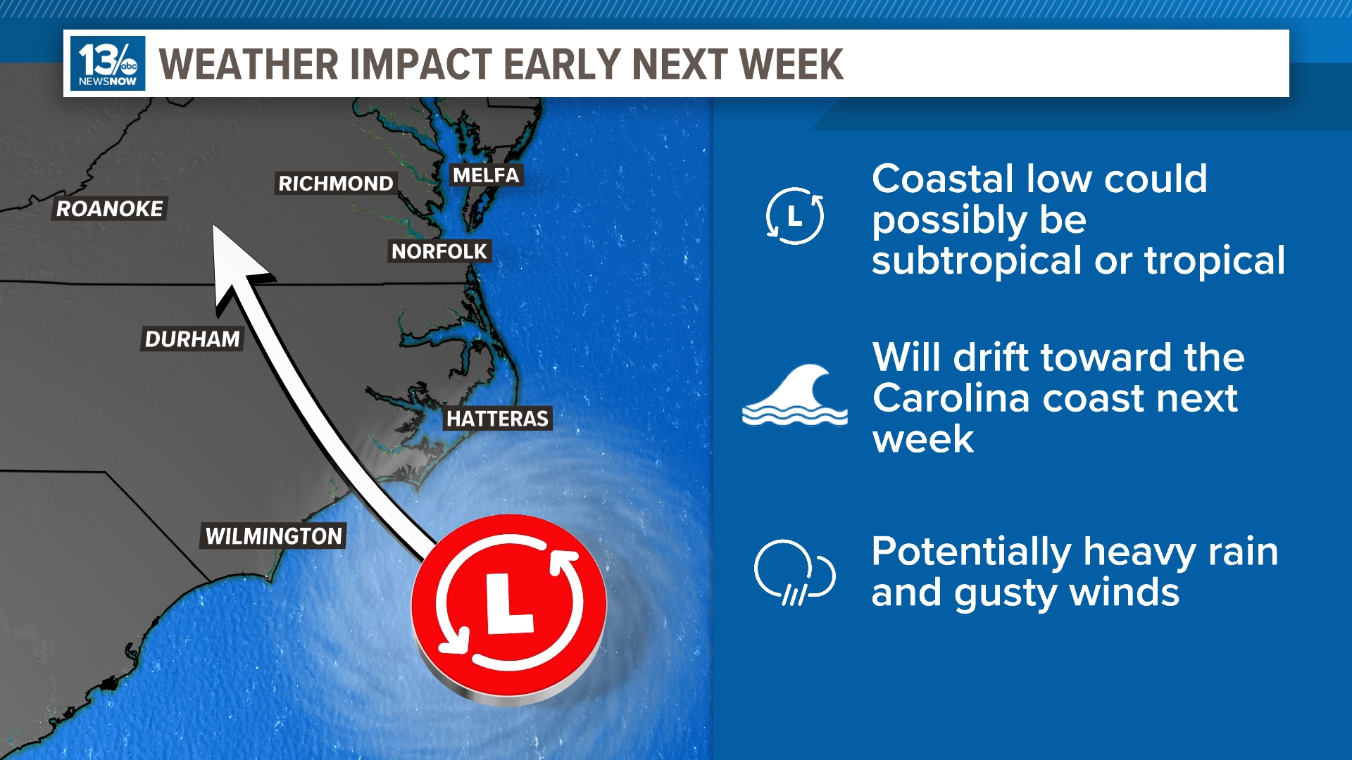 Coastal Virginia Weather Forecast Today | 13newsnow.com