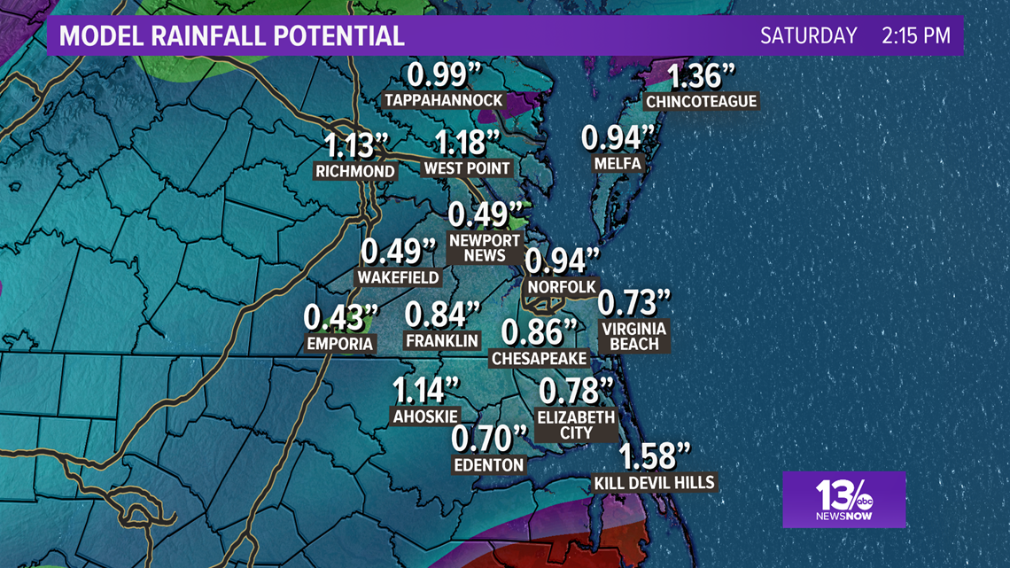 FORECAST: Temps Climbing w/ Rain Chances Next Few Days | 13newsnow.com