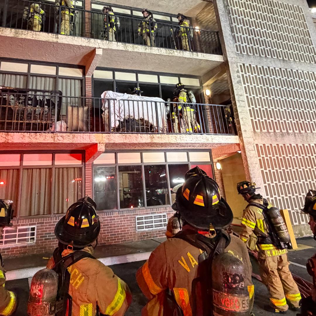 Fire damages Virginia Beach motel after clothing ignites on heater ...