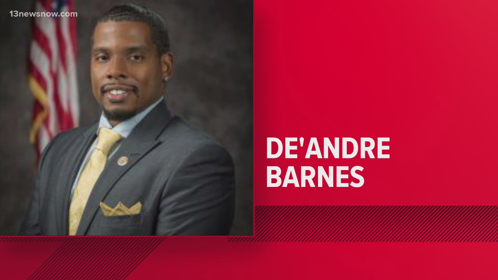 Portsmouth City Councilman D'Andre Barnes arrested | 13newsnow.com