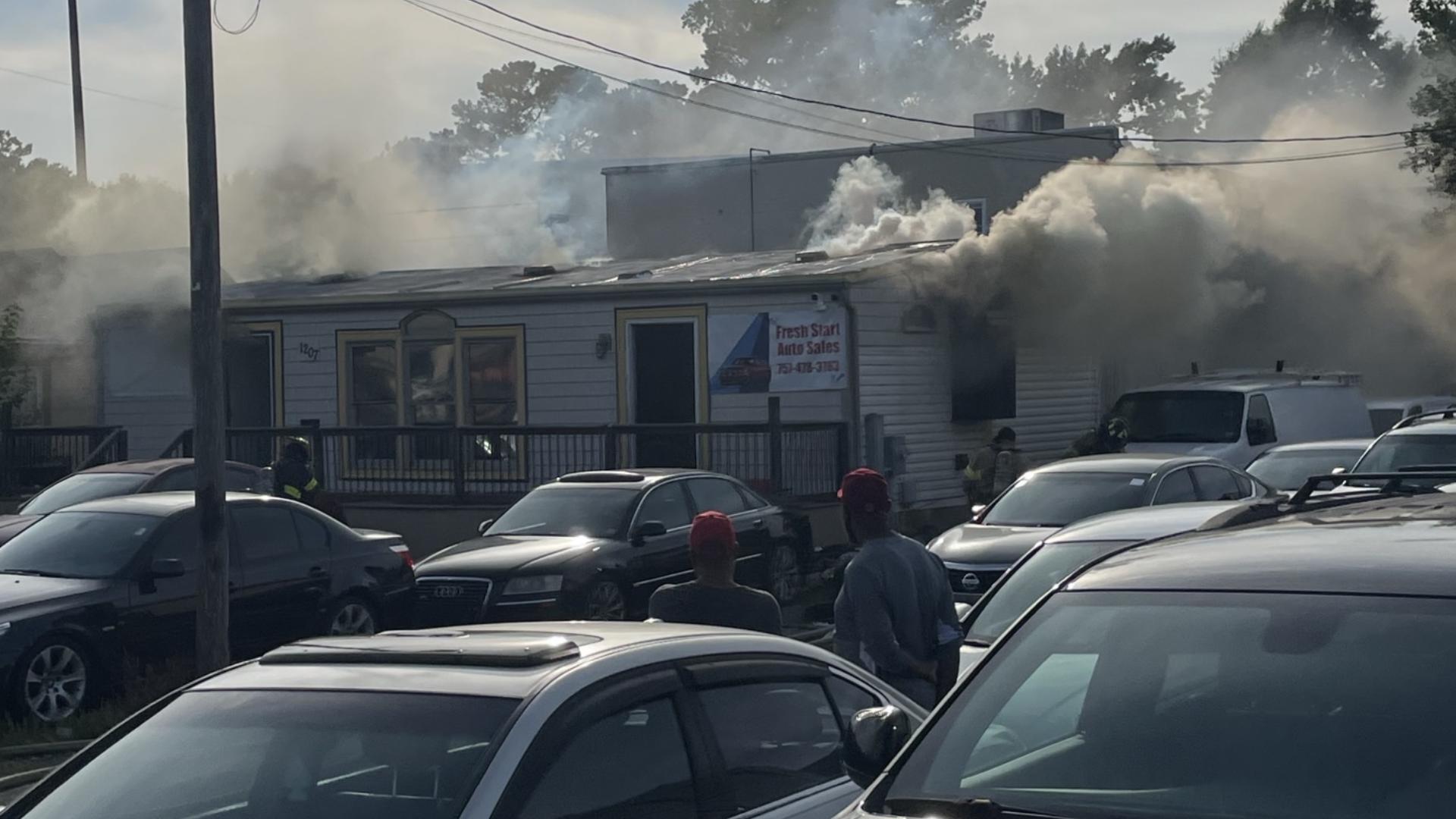 Chesapeake auto dealership temporarily closed after accidental fire ...
