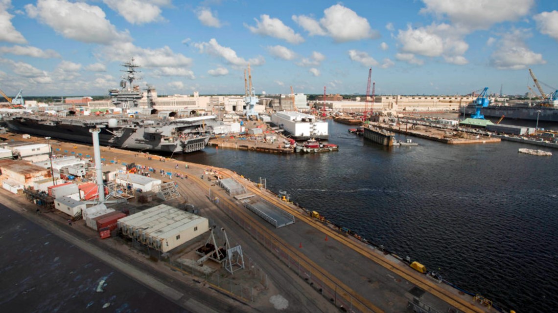 Ground broken on drydock upgrade at Norfolk Naval Shipyard | 13newsnow.com