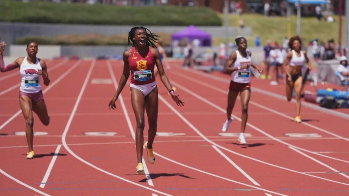 Newport News' Madison Whyte sets school record at Mt. SAC Relays ...