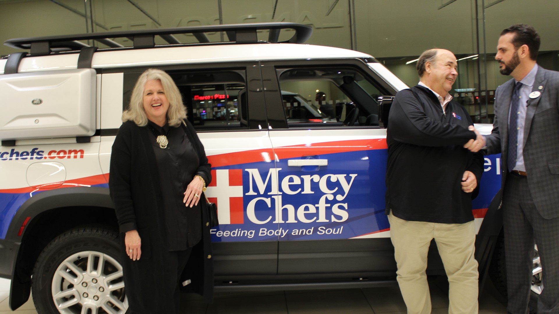 Mercy Chefs awarded Land Rover to further community service | 13newsnow.com