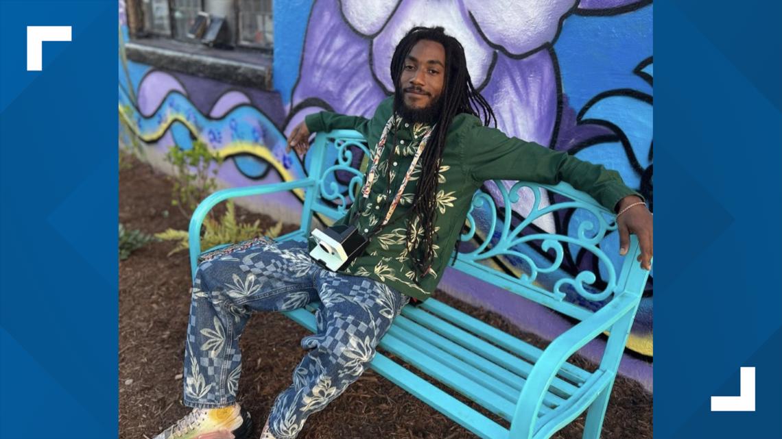 MAKING A MARK: Artist paints mural for child abuse awareness ...