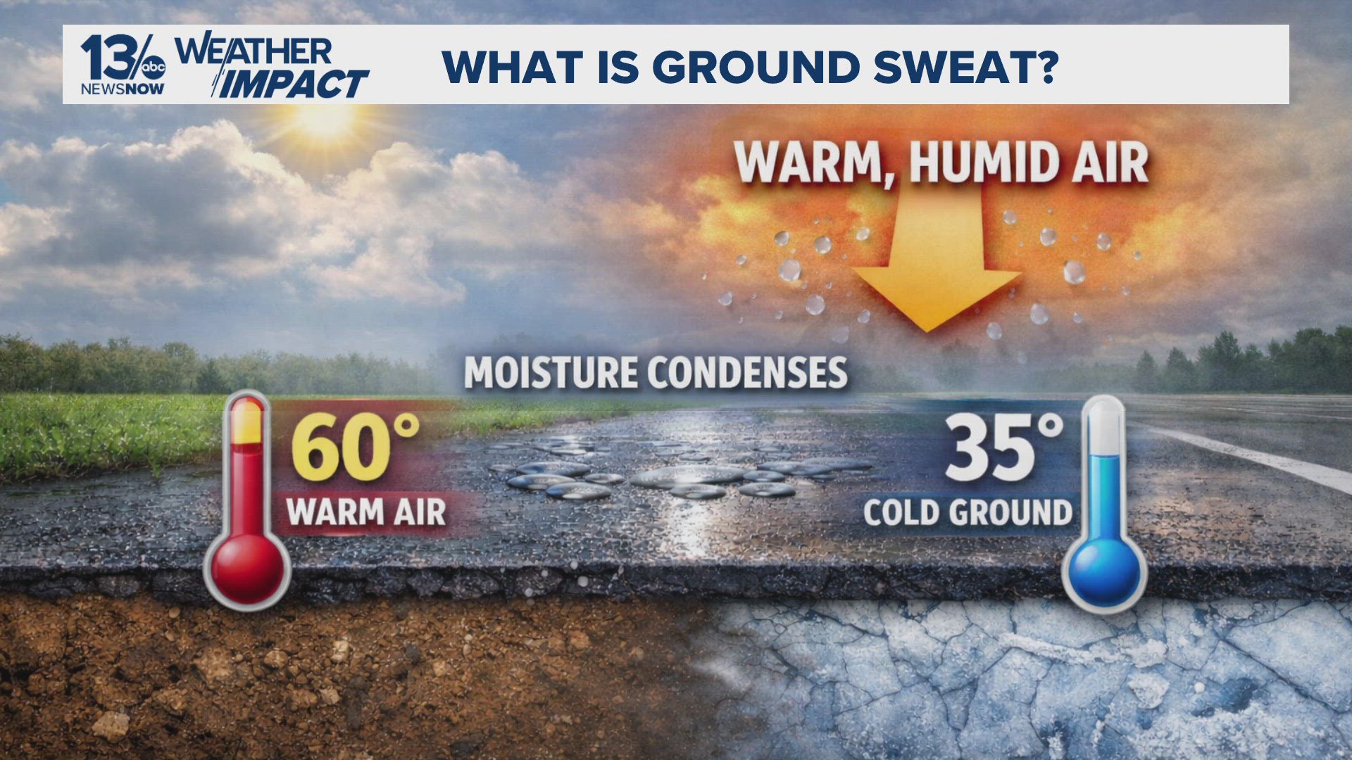 Why ''ground sweat'' is common during winter warm spells | 13newsnow.com