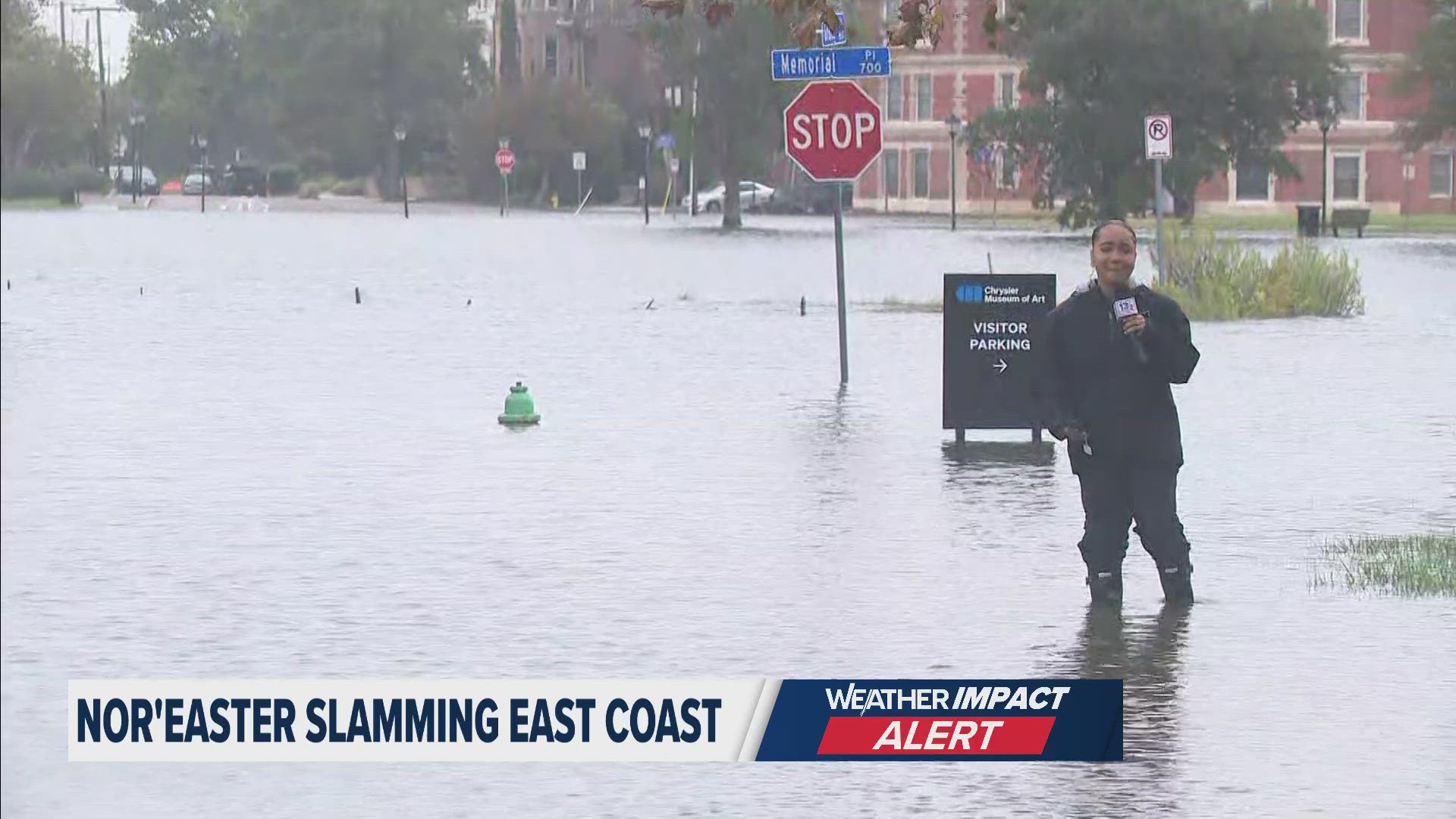 Parts of Norfolk flooding as nor'easter brings rough winds and tidal ...
