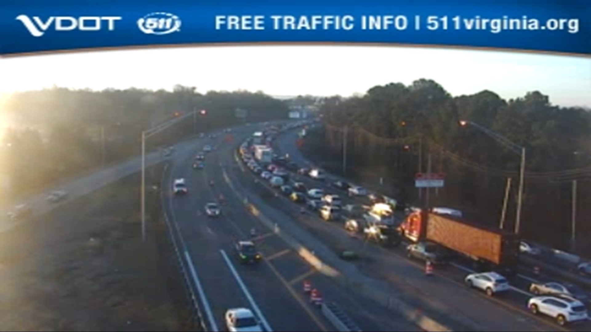 VDOT: Multi-vehicle crash causing HRBT E backups Friday morning ...
