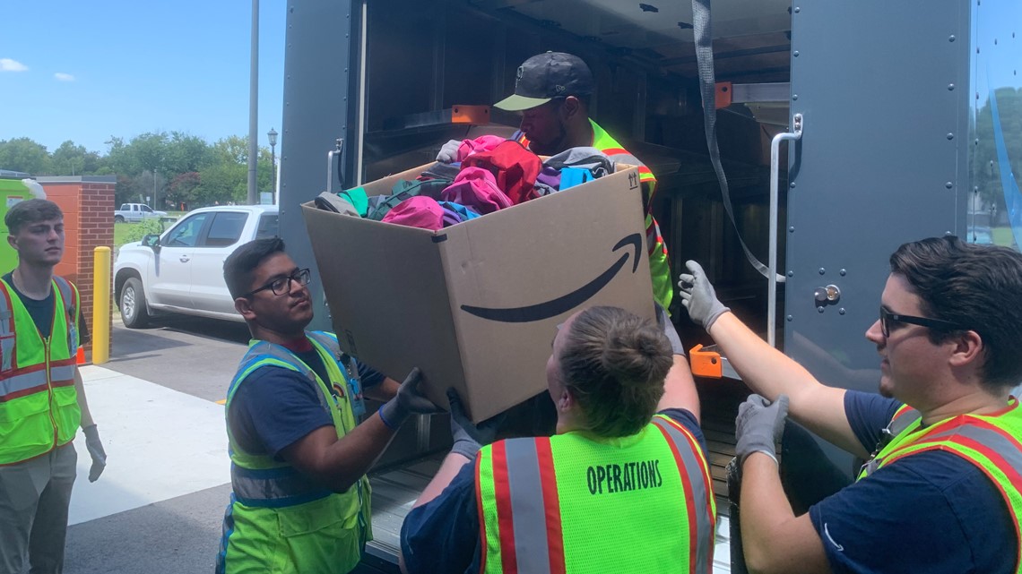 Amazon donates over 1,000 backpacks with back-to-school supplies ...