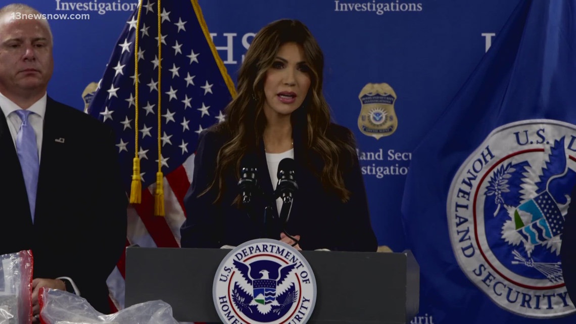 Kristi Noem out at DHS | 13newsnow.com