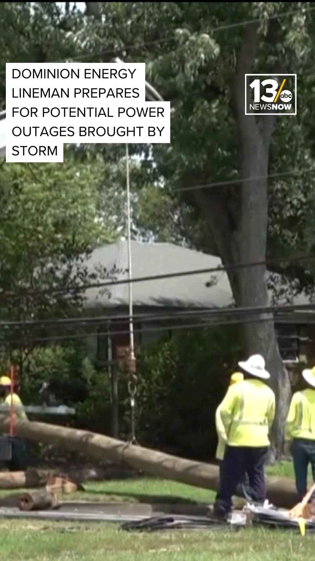 Dominion Energy lineman prepares for power outages brought by storm ...