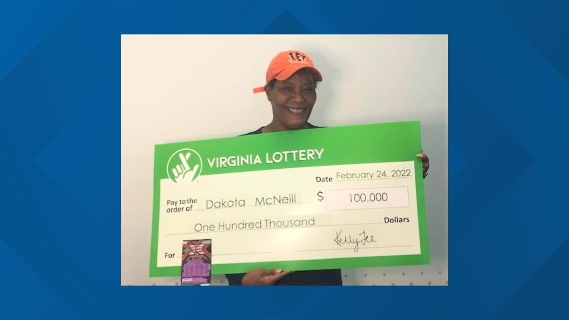 Hampton woman wins $100K Virginia Lottery prize | 13newsnow.com