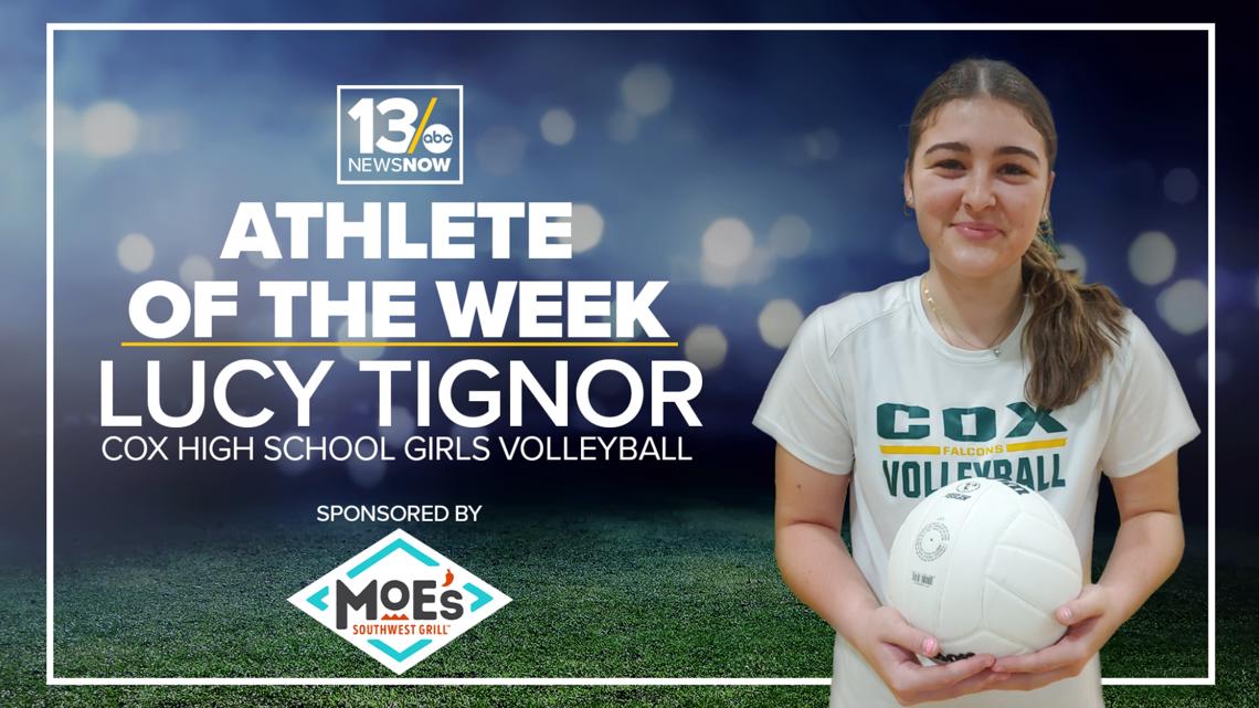 Cox High School's Lucy Tignor brings a presence to the net | 13newsnow.com