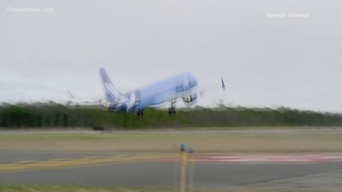 Breeze Airways offers half-off base airfares out of Norfolk ...