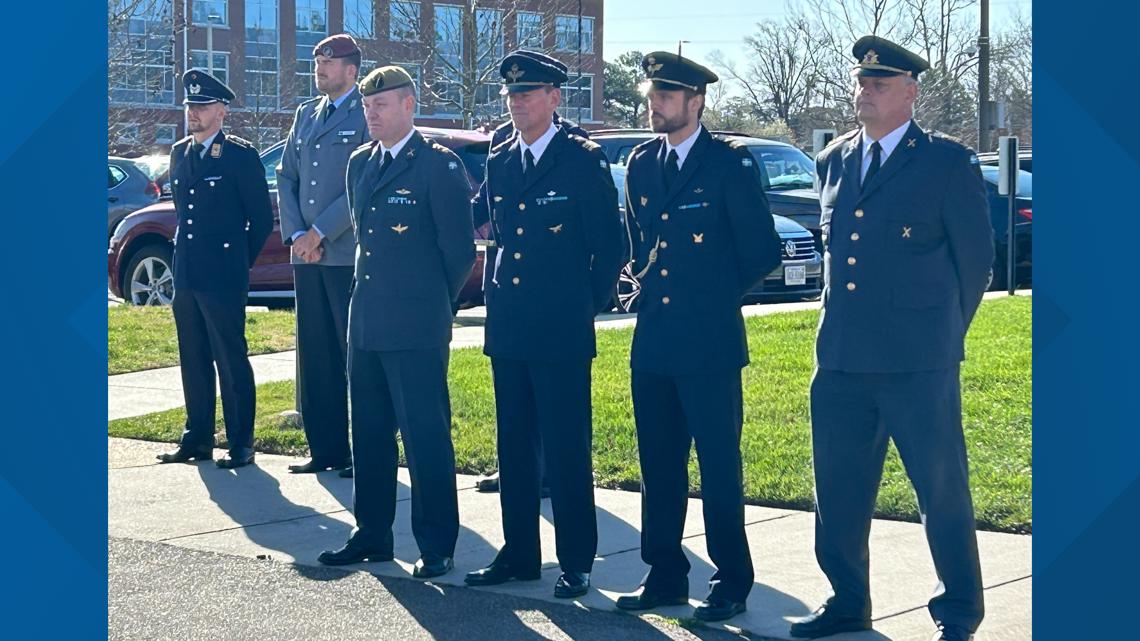 Sweden's flag raised at NATO headquarters in Norfolk and Brussels ...