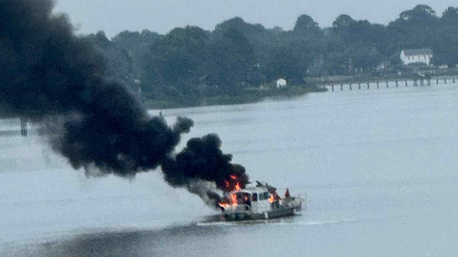 Fire crews assist with West Norfolk boat fire | 13newsnow.com