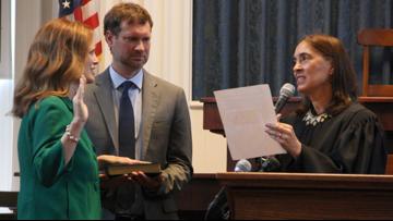 Justice Allison Riggs sworn in for NC Supreme Court after contested ...