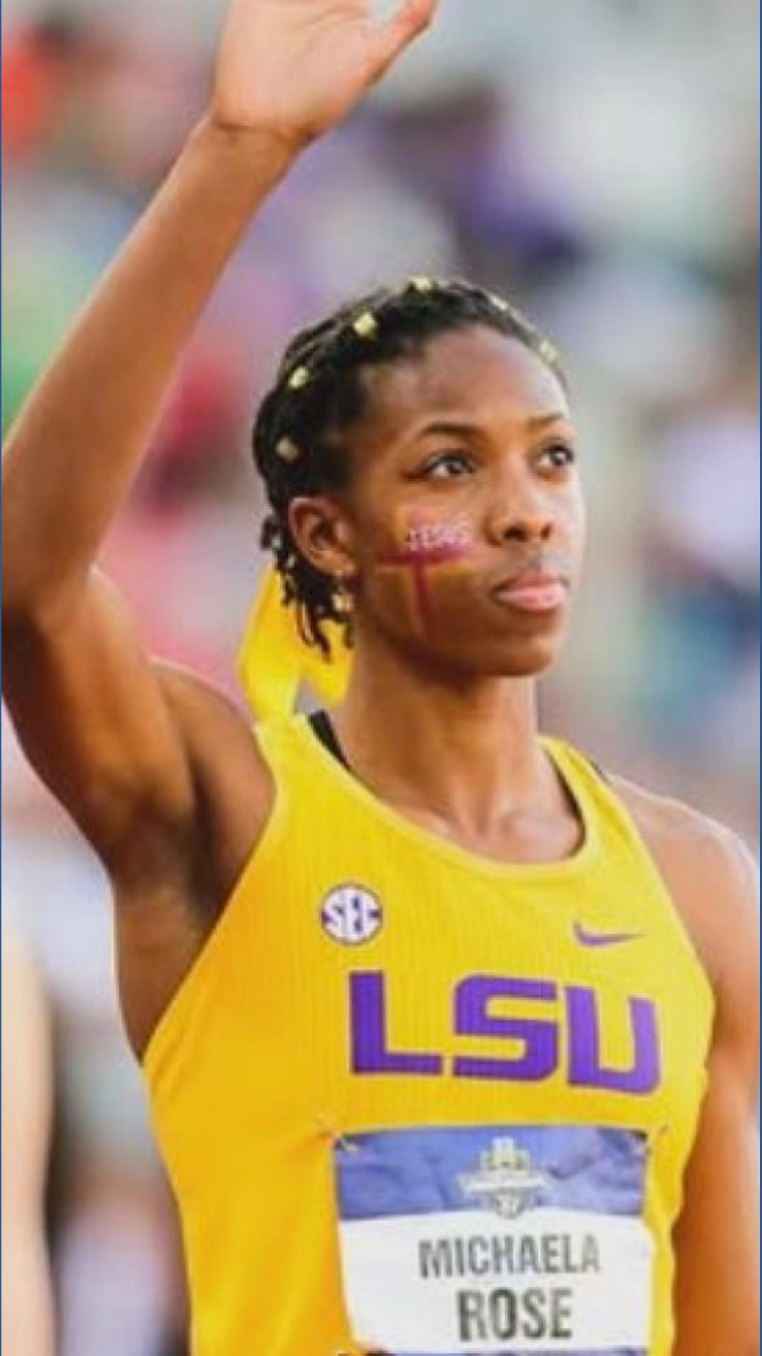 Former LSU runner Michaela Rose | 13newsnow.com