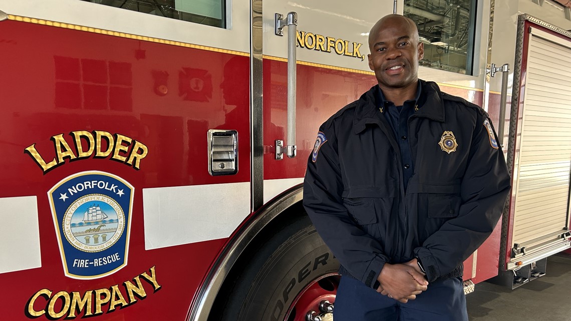 Damon Langley first Black Fire Marshal at Norfolk Fire-Rescue ...