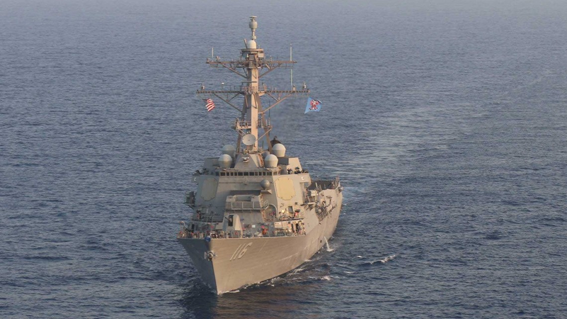 USS Thomas Hudner shoots down drone from Yemen | 13newsnow.com