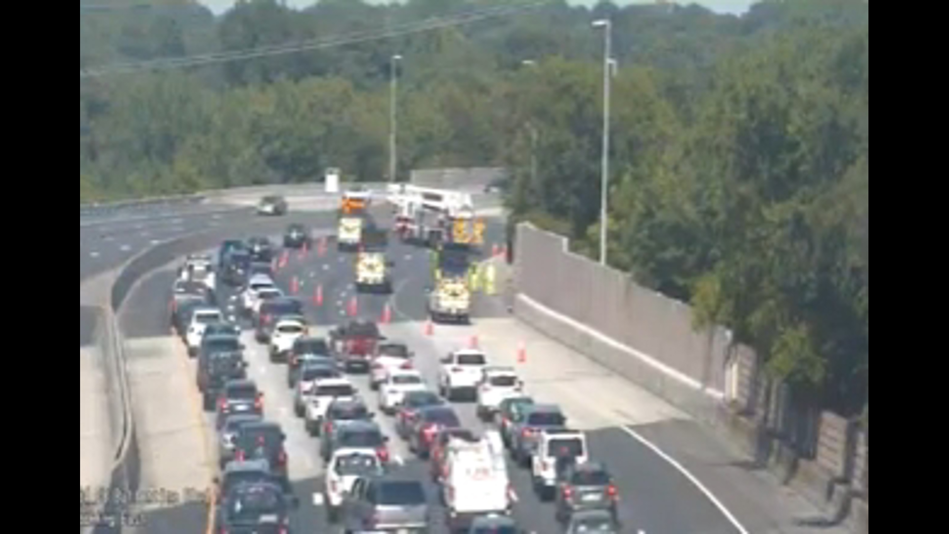 Vehicle fire and crash on I-264 East cause significant delays ...