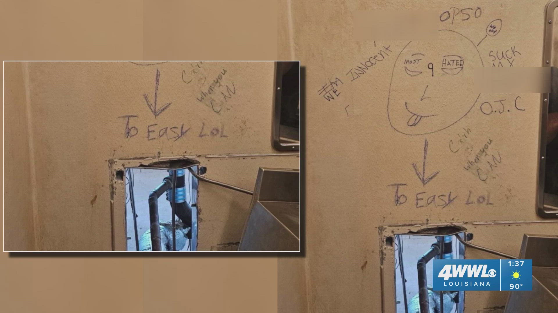 Video reveals moment inmates escaped New Orleans jail | 13newsnow.com